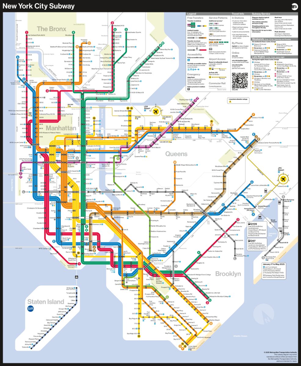 ニューヨークの地下鉄マップがリニューアル！MTAが発表した新デザインは？ | ニューヨーク便利帳